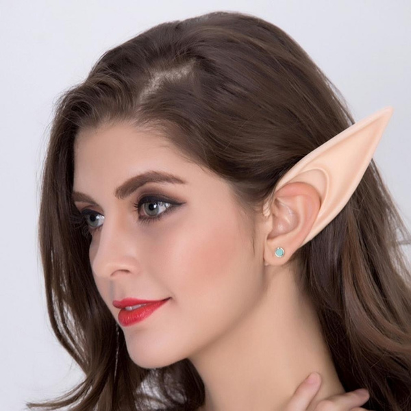 Z 2 Pair Fake Elf Ears Fairy Pixie False Cosplay Accessories For ...