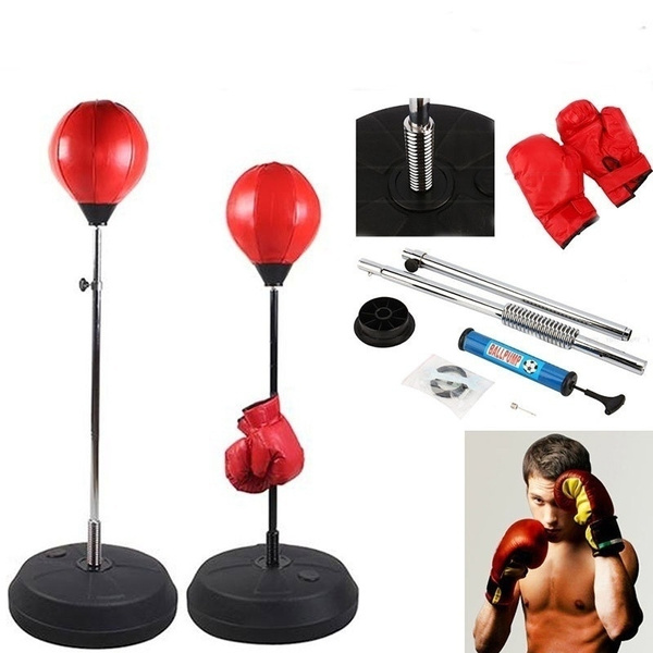 1 Set Durable Adjustable Adult Boxing Punch Bag Ball Kit Inclueds ...