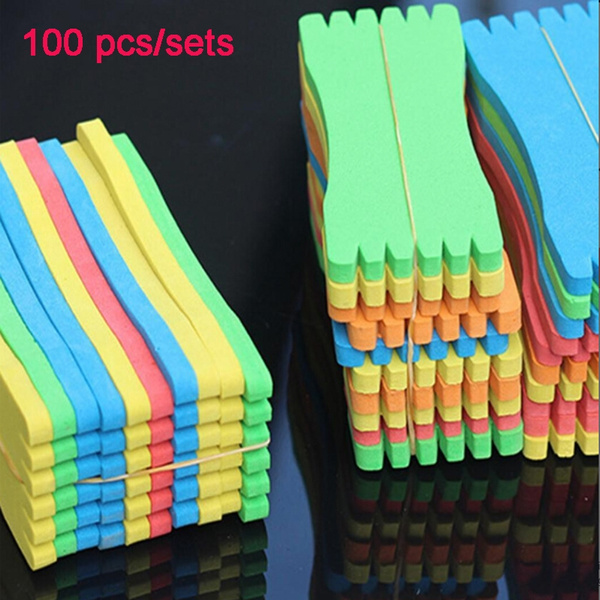 100pcs/sets Fish Line String Coil Foam Sponge Board Fishline Coiling ...