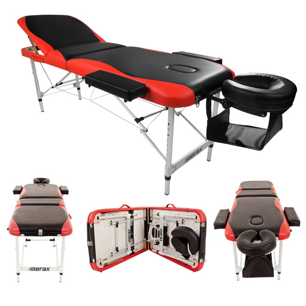 New 3 Sections Folding Bodybuilding Massage Table for SPA Bodybuilding ...