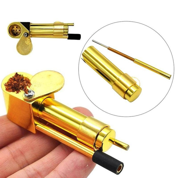Solid Brass Tobacco Smoking Proto Pipe | Wish