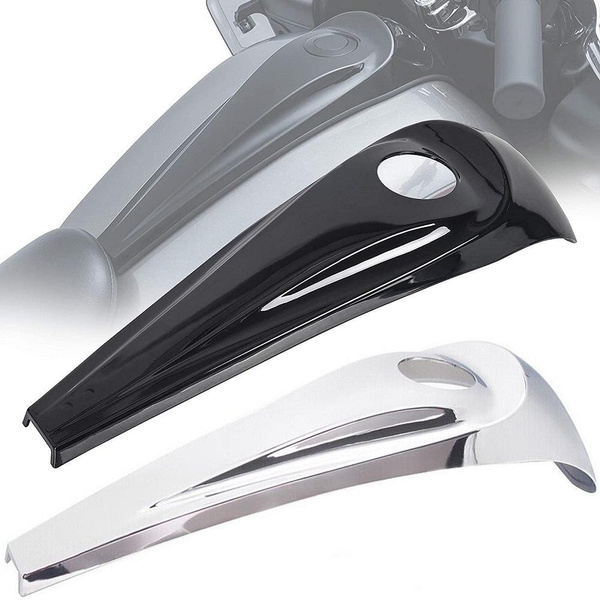 Motorcycle Low-Profile Smooth Tank Dash Oil Fuel Gas Console Cover Kit ...