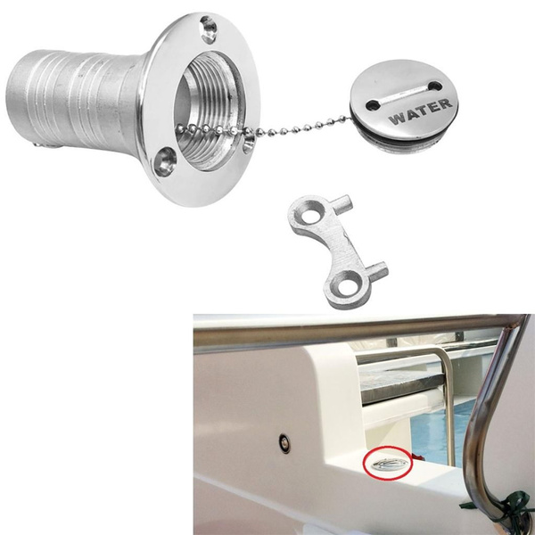 52mm 2" Marine Boat Water Tank Deck Fill Filler with Key 316 Stainless ...