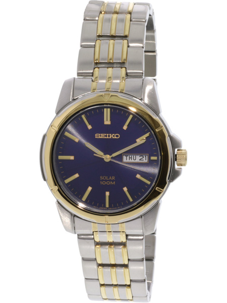 Seiko Men's SNE502 Silver Stainless-Steel Japanese Quartz Fashion Watch ...