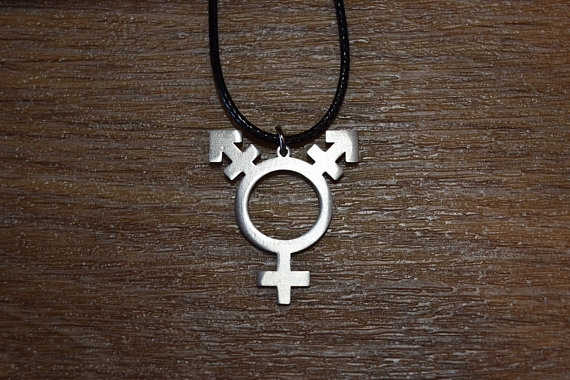 Transgender pride Necklace identities non Binary lgbt Trans Pride Gift ...