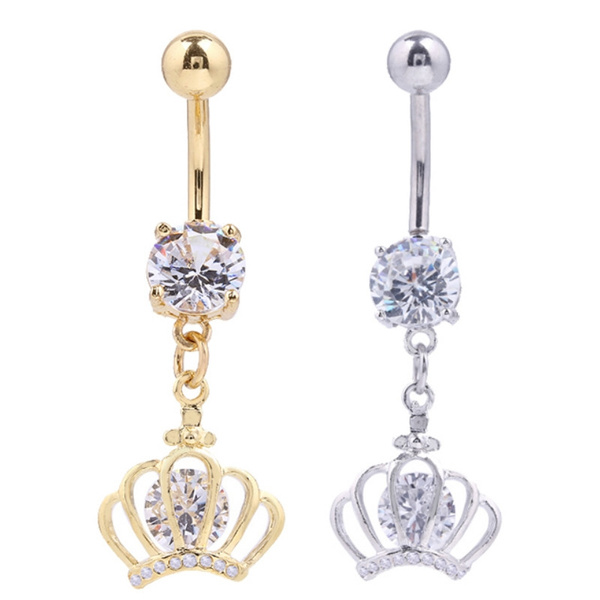 316L Stainless Steel Navel Piercing Jewelry Women High Quality Belly ...