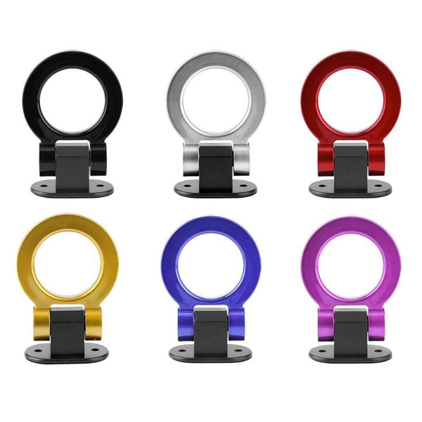 Universal Car Suv Front Rear Bumper Decoration Racing Tow Hook Black