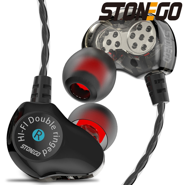 Stereo In-Ear Earphones, Dual Driver High Definition Monitor Headphones ...