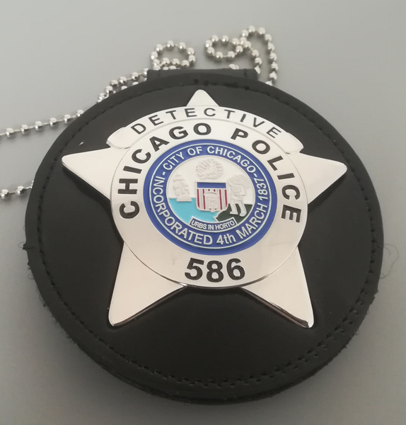 Chicago, USA Badge CHICAGO PD General Agent OFFICER DETECTIVE Badge ...