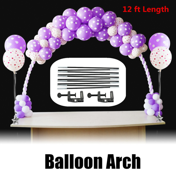 12ft Large Glass Fiber Table Balloon Arch Kit For Birthday Decorations ...
