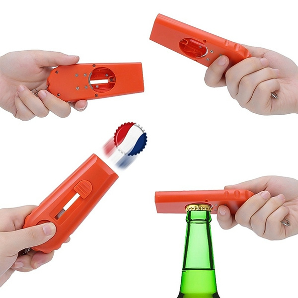 Beer Bottle Opener Cap Launcher Shooter By Spinning Hat Fire Cap Shoot ...