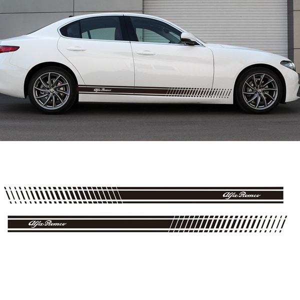 2PCS YONGXUN,Stickers Decal for Alfa Romeo 147 156 159 166 Giulietta ...