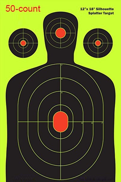 Splatterburst Targets - 12 x18 inch - Silhouette Reactive Shooting ... Splatterburst Targets - 12 x18 inch - Silhouette Reactive Shooting ...