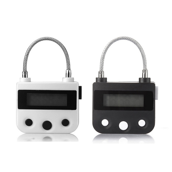 Fetish Handcuffs Mouth Gag Electronic Timer Restraints Chastity Bondage ...