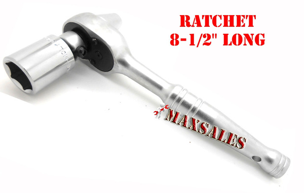 Pro 1/2" Scaffold Ratchet 7/8" DR. 6-Point Socket Ratchet Wrench Hammer ...