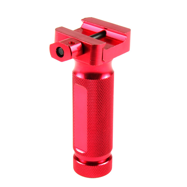 RED 3.5" inch MINI TACTICAL VERTICAL FOREGRIP - aircraft grade aluminum ...