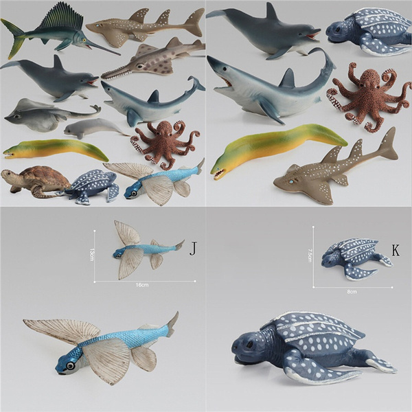 Ocean Sea Animals Turtle Kids Educational Kids Simulation Model Figure ...