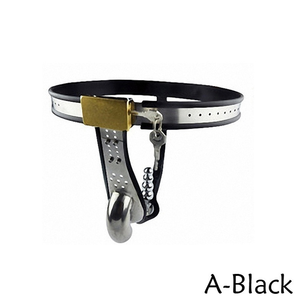 Male Female Chastity Belt Stainless Steel T Type with Removable Anal ... Male Female Chastity Belt Stainless Steel T Type with Removable Anal ...