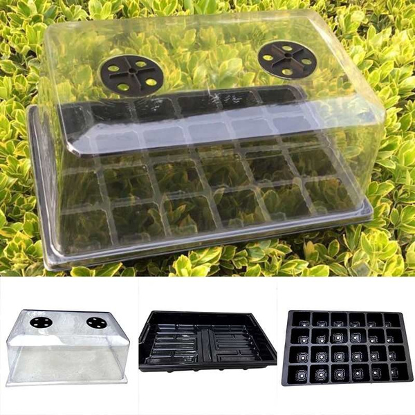 NEW Germination Seed Box Seed Starter Tray Flower Plant Pot For Home ...
