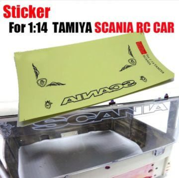 R/C window stickers/decals for tamiya 1:14 scania r470 r620 56323 rc ...