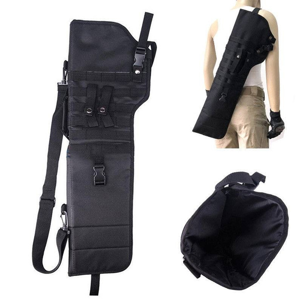 Tactical Scabbard Sheath Rifle Shotgun Military Case Shoulder Carry ...