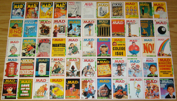 Mad Magazine Series 2 Complete 55 Card Set - Alfred E. Neuman - 1992 ...