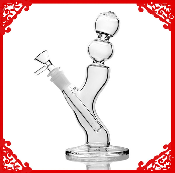 8 Inch Unique Dab Glass Water Pipe | Wish