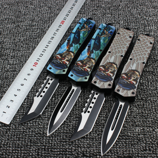 Newest Design Switchblade Spring Assisted Tactical Automatic Knife Otf ...