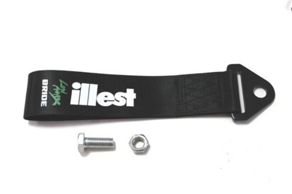JDM High Strength BRIDE ILLEST Racing car tow strap/tow ropes/Hook ...