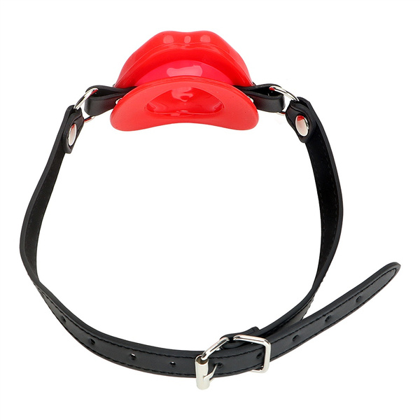 O Ring Sex Shop Open Mouth Gag Rubber Lips SM Bondage Fetish Oral ...