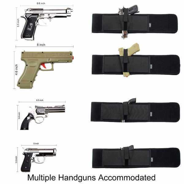 Comfortable Belly Band Holster for Concealed Carry w/ Retention Strap ...