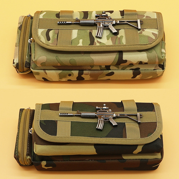 Large Capacity Millitary Camouflage Pen Pencil Case School Supplies | Wish