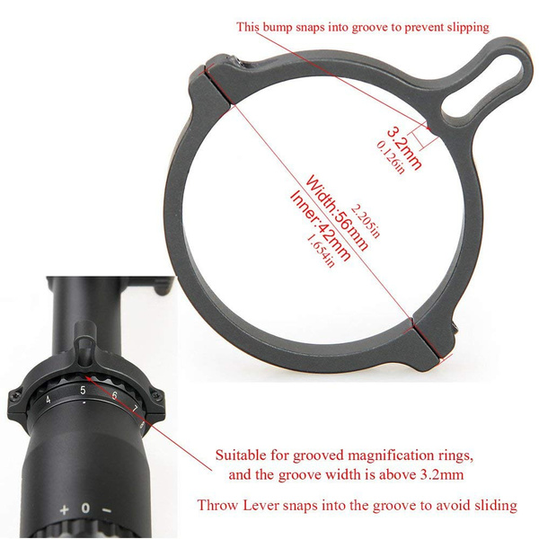 Tactical Second Generation Aluminum Switch Magnification Adjustment ...