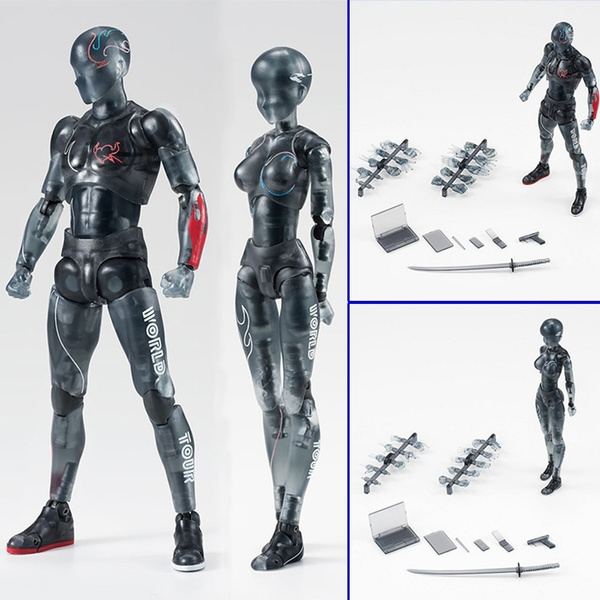 2018 Body-Kun/Chan DX PVC Male/Female Action Figure Model for SHF ...