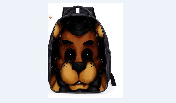 Five Nights At Freddy's Freddy Backpack Chica Foxy Bonnie FNAF Shoulder ...