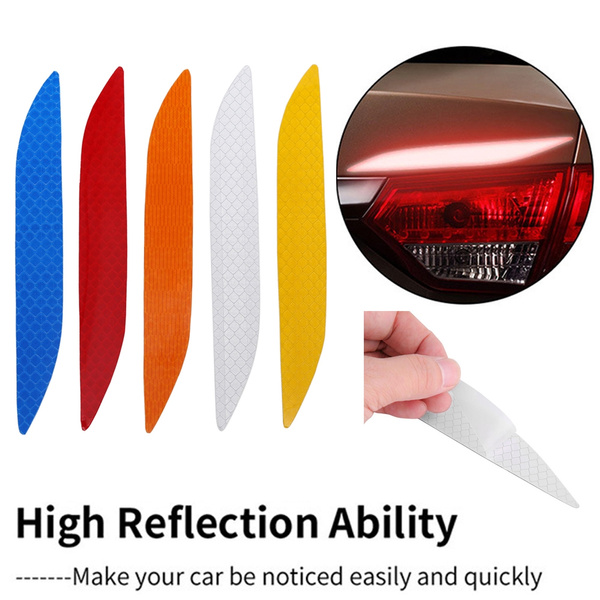 2PCS Car Taillight High Reflection Ability Sticker Make Your Car Be ...