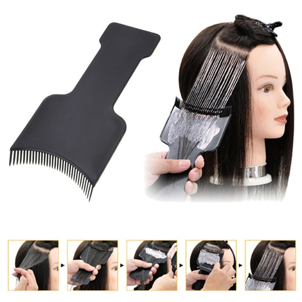 Fashion professional hair brushing brush Dyeing board highlighting ...