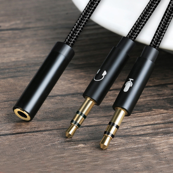 3.5mm Jack Headphone Splitter for Computer 3.5mm Female To 2 Male 3.5mm ...