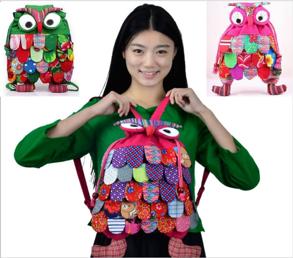 Back to School - Lifelike Owl School Bag Toddler Backpack Women's ...