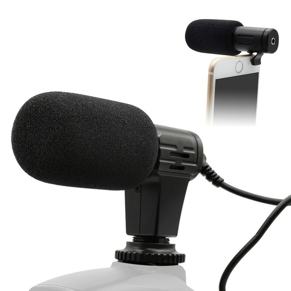 Microphone Mic 06 Mini Portable 3.5mm Condenser For Smartphone Video ...