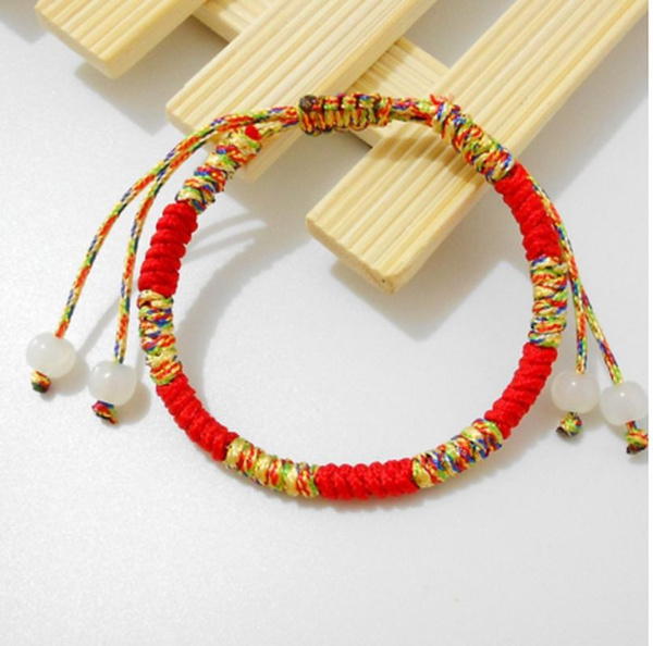 2018 New Handmade Braided Rope Charm Lucky Adjustable Bracelets Women ...