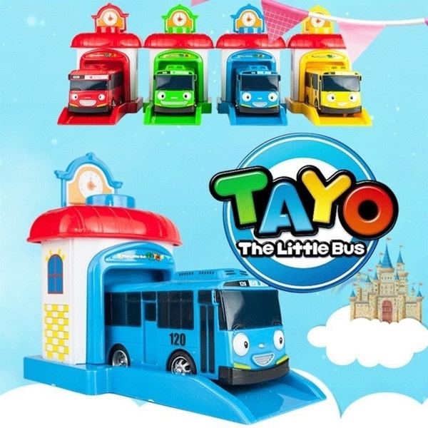 Tayo The Little Bus TAYO Main Plastic Diecast Toy Cars Shooting ...