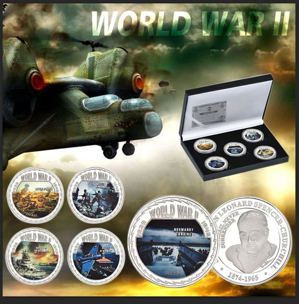 World War II Army Silver Plated Commemorative Coin for Collection | Wish