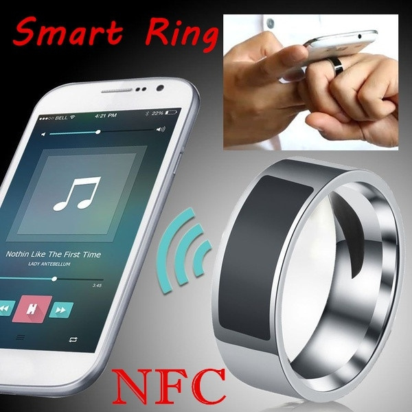 Fashion Finger Digital Ring NFC Intelligent Waterproof Intelligent Ring ...