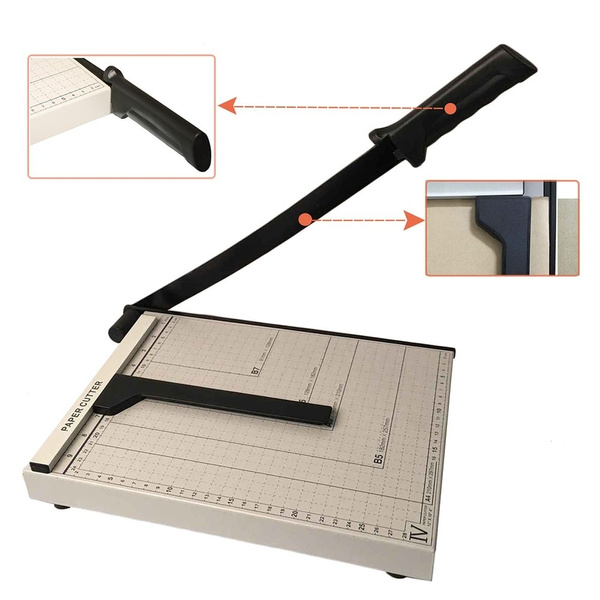 High Precision Heavy Duty A4/A3/B4 Paper Cutter Cutting Card Guillotine ...