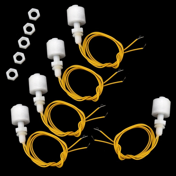 5Pcs Water Level Sensor Vertical Float Switches Flow Measuring ...