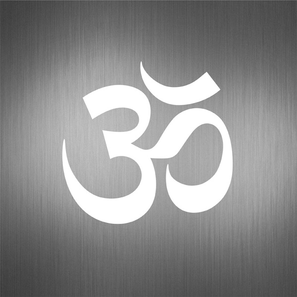 Big Yoga Om Ohm Symbol Sign Funny Car Window Decor Vinyl Decal Sticker ...
