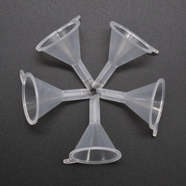 5X Plastic Clear Micro Funnel for Nasal Sniffer Snuff Bullet Vial ...