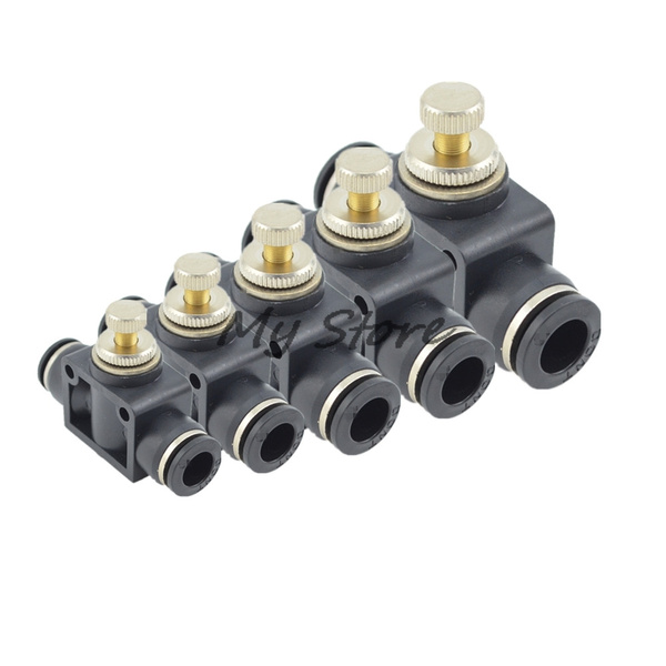 Black DSA 4 6 8 10 12MM High Quality Flow control Throttle valve ...