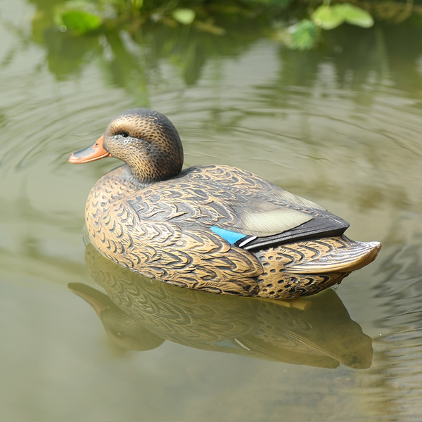 Floating Plastic Mallard Duck Decoy Deadly Hunting Fishing Lure Decoy ...